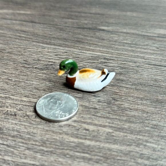 Bug House | Art | Vintage Bug House Mallard Duck Miniature Handpainted ...